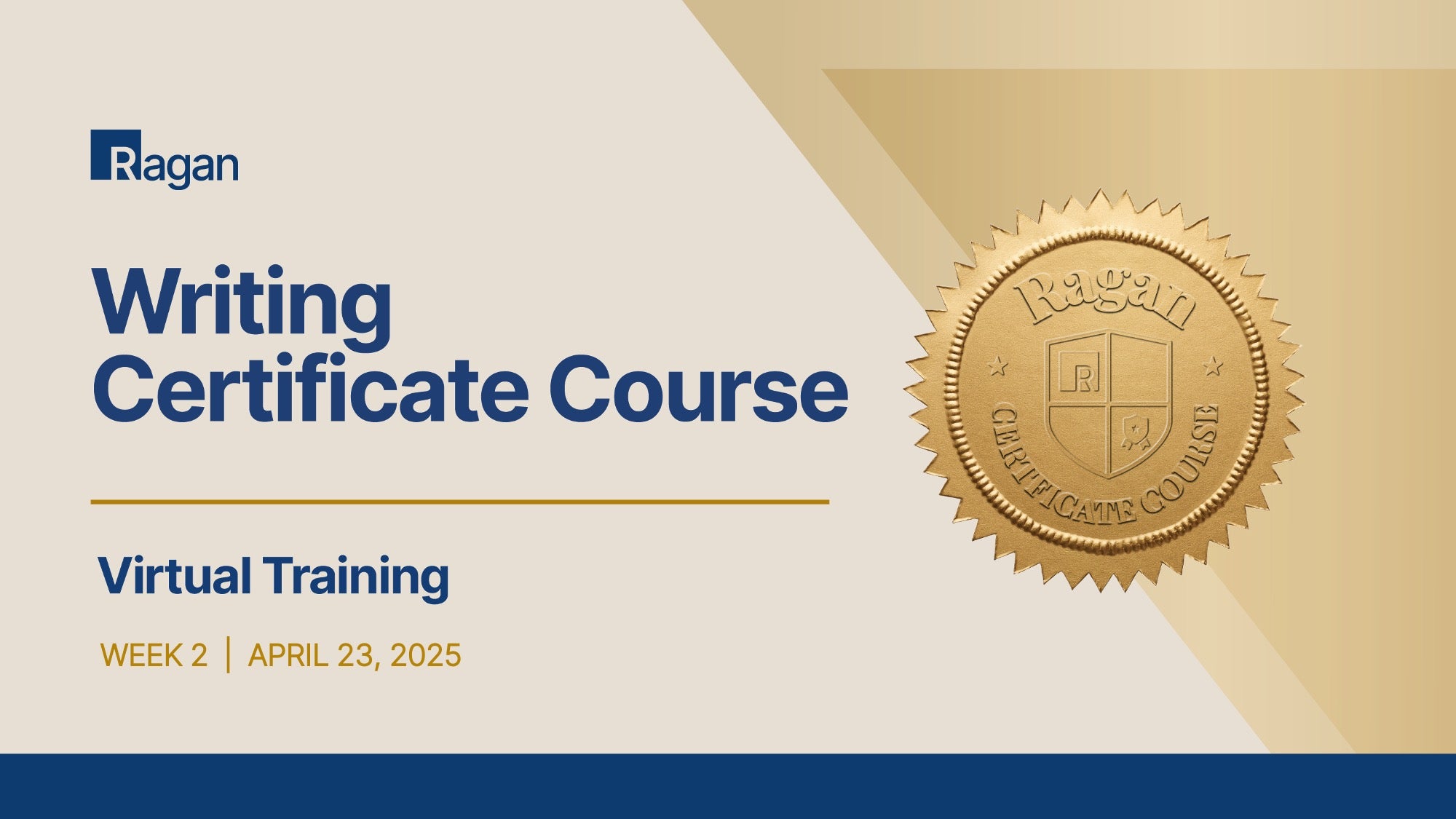 Writing Certificate Course 2025 - Week 2